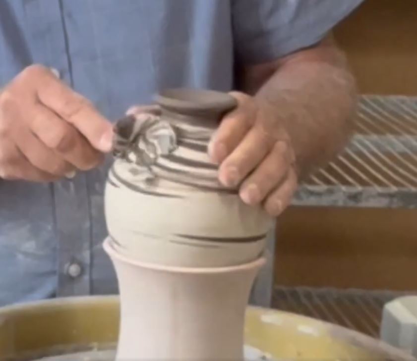 Marbling Pottery – Donn Zver School of Pottery